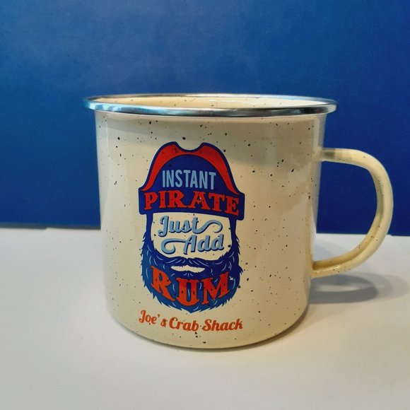 Dining | Joes Crab Shack Metal Enamel Mug Tin Instant Pirate Just Add ...